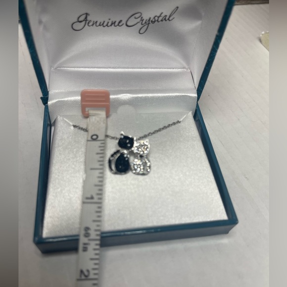 Kohl's | Jewelry | Nib Cats Necklace Fine Silver Plated Pendant ...